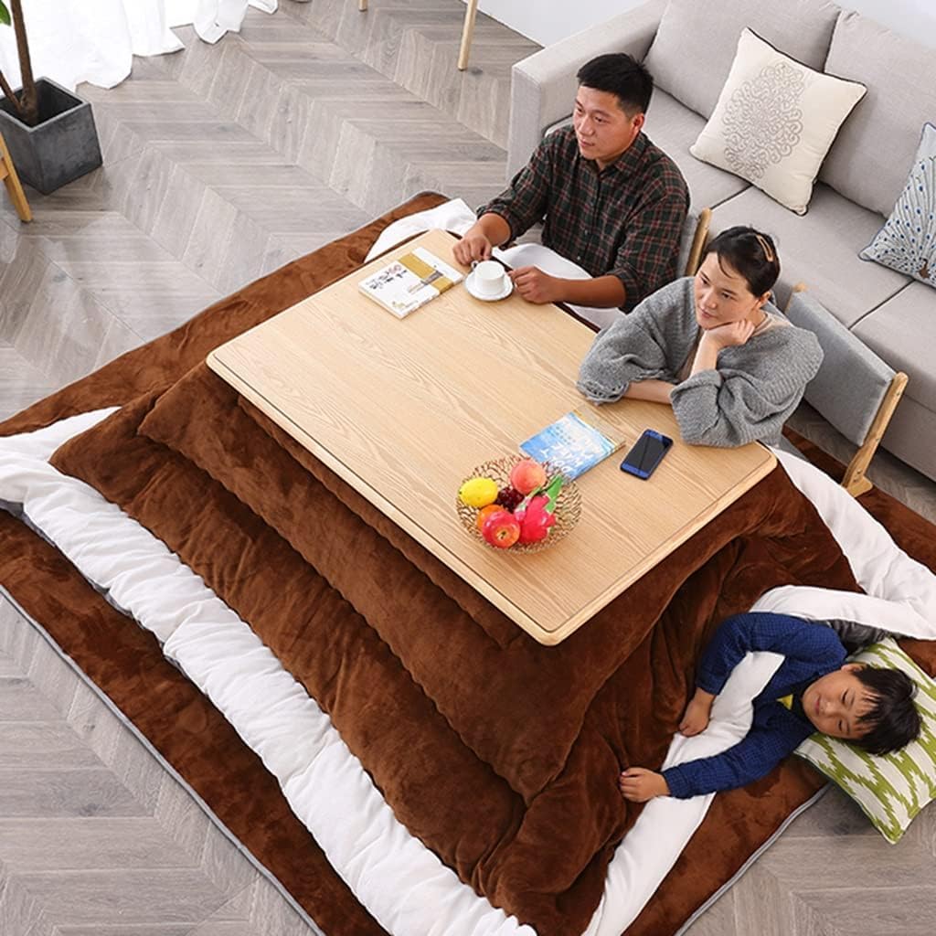 Amazon.com: GYDUHYE Kotatsu Table with Heater and Blanket Japanese ...