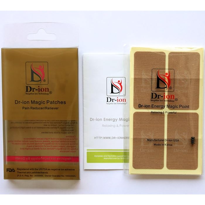 Buy Dr-ion Negative Ion Magic Patches (Pain Reducer / Reliever) - Full ...