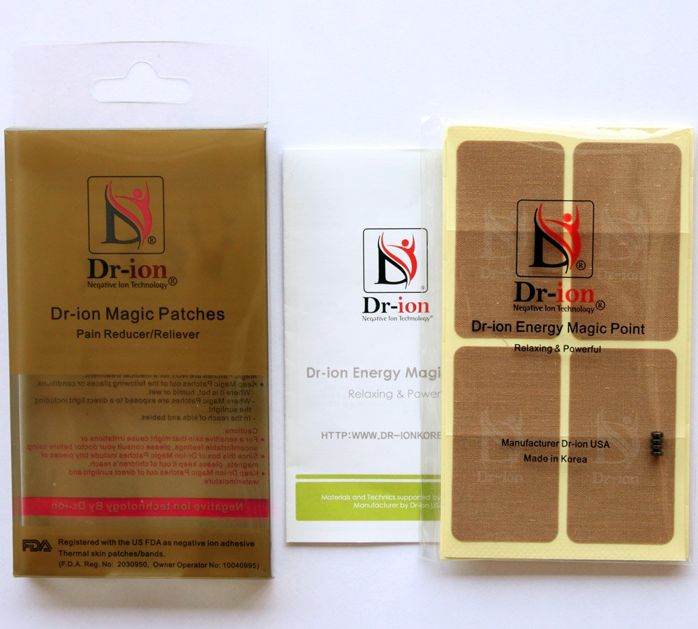 Dr Ion Negative Ion Magic Patches Pain Reducer Reliever Full ...