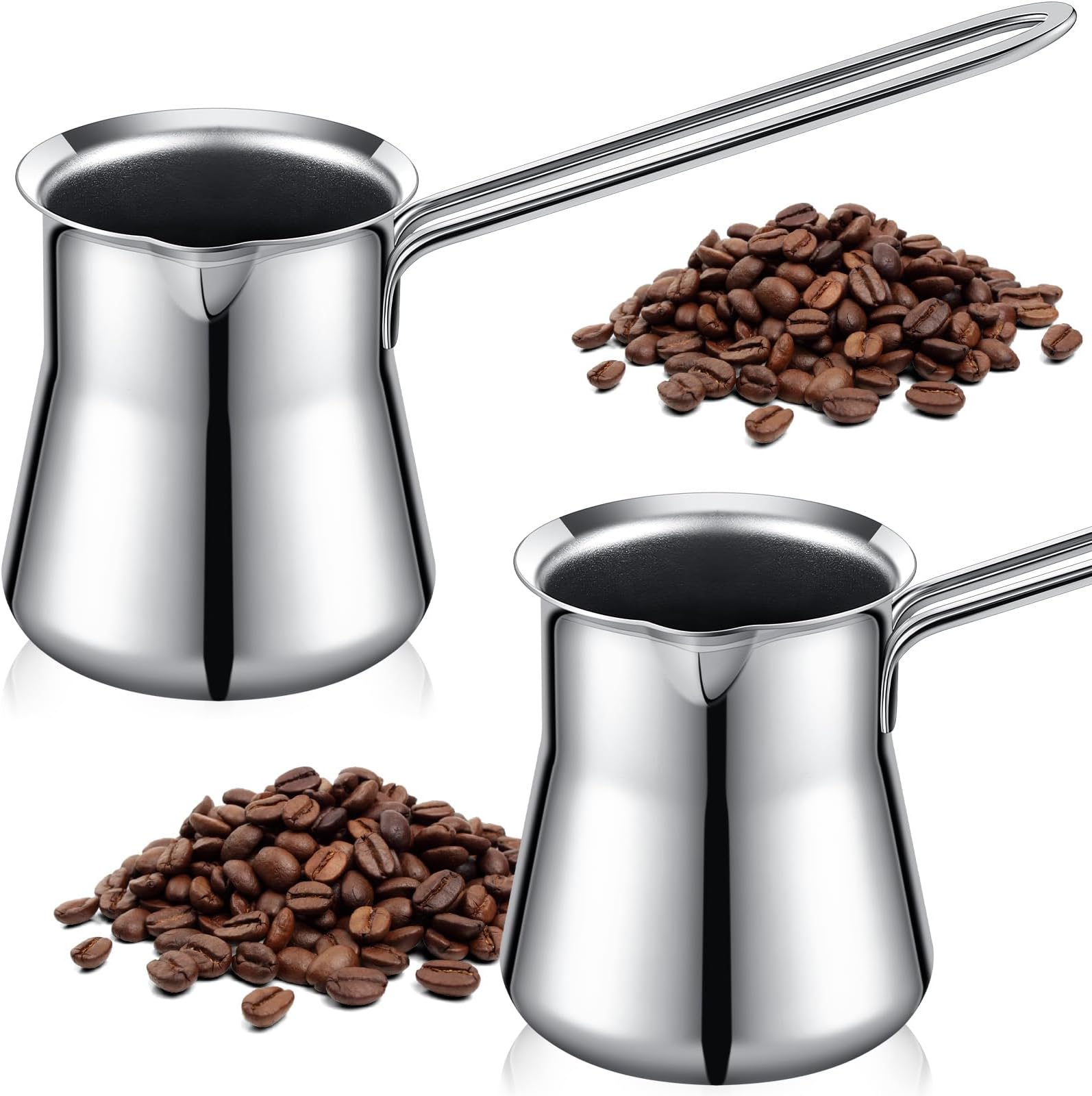 Amazon.com | Cuisinox Stainless Steel Turkish Cezve Coffee Pot, 24 oz ...