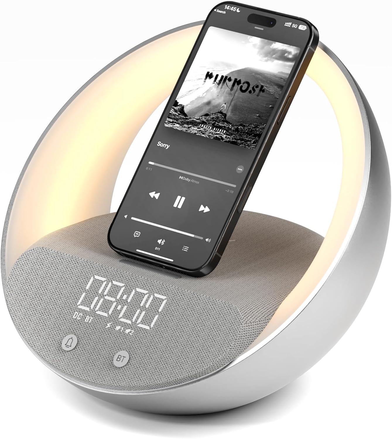 Amazon.com: FUNFOR Bluetooth Speaker with Wireless Charger, Sunrise ...