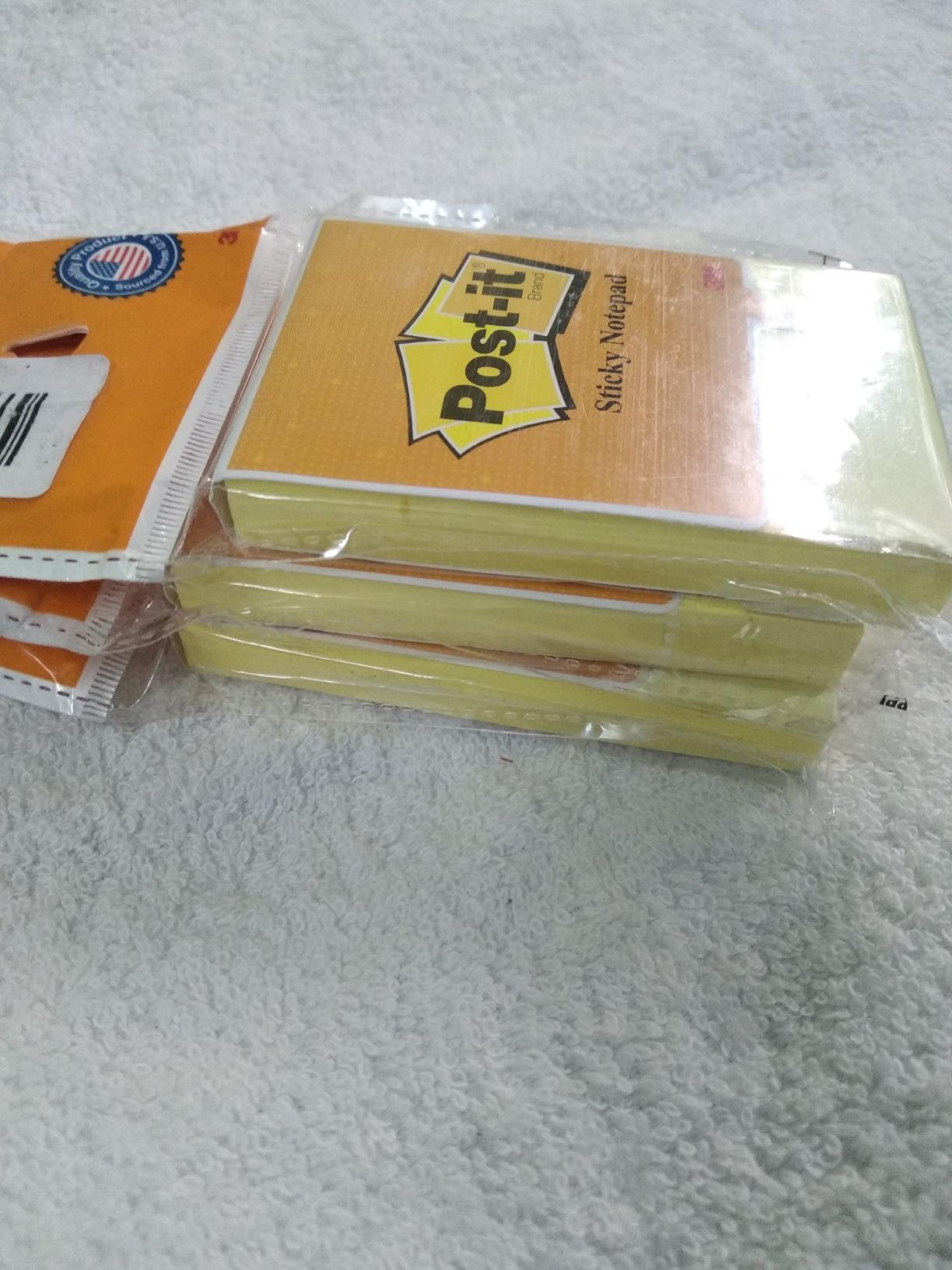 3M Post-it Yellow Notes (2" X 3") - Pack of 3 (3x100 Sheets, Canary ...