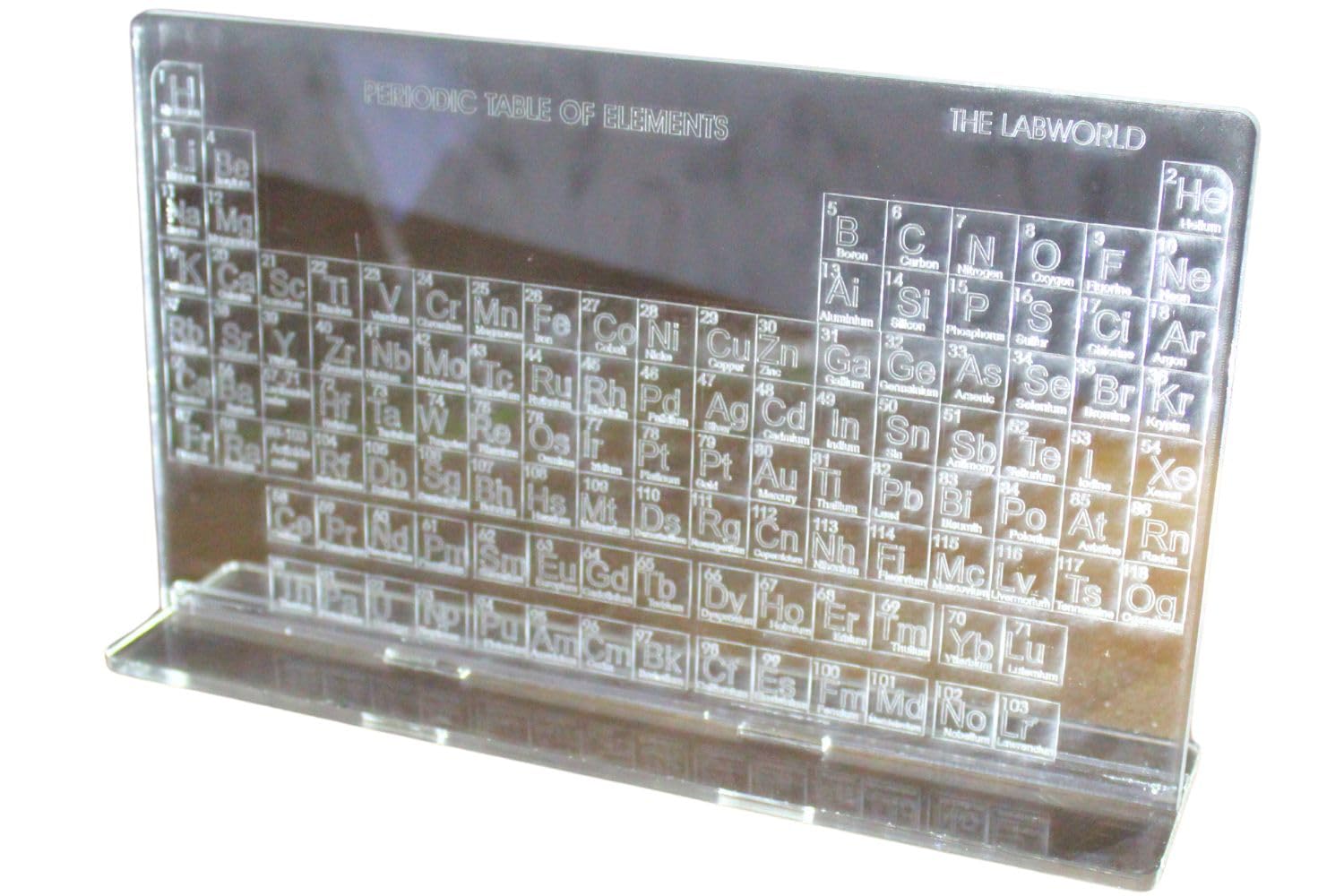 The Labworld Periodic Table Chemistry Elements Chart Made up of Crystal ...
