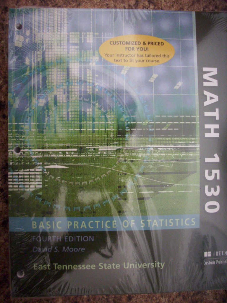 Basic Practice of Statistics (Math 1530): David S. Moore: 9780716770893 ...
