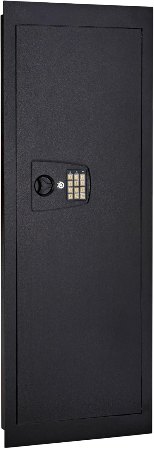Amazon.com : SnapSafe in Wall Long Gun Safe - Secure Heavy Duty Flush ...