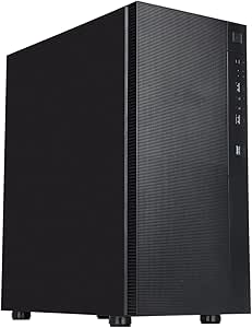 CiT Silent ES Black ATX Mid-Tower Low Noise Computer Case with 2 x ...