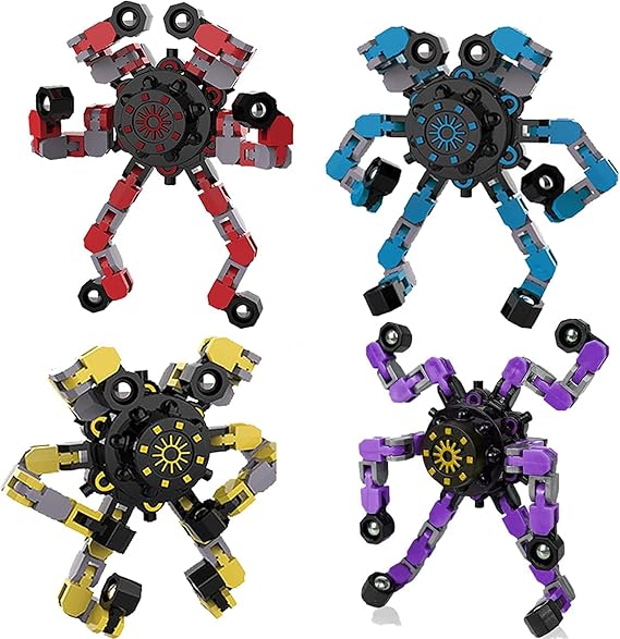 Hapitoys Transformable Fidget Spinners for Kids and Adults Stress ...