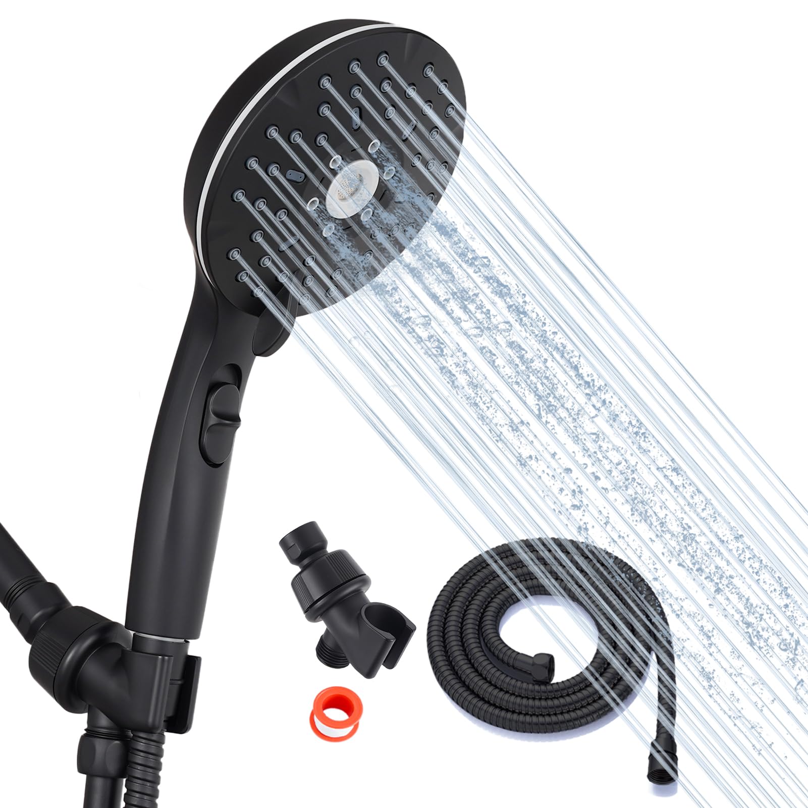 VXV Shower Head with Handheld, High Pressure 5 Spray Modes Water Saving ...