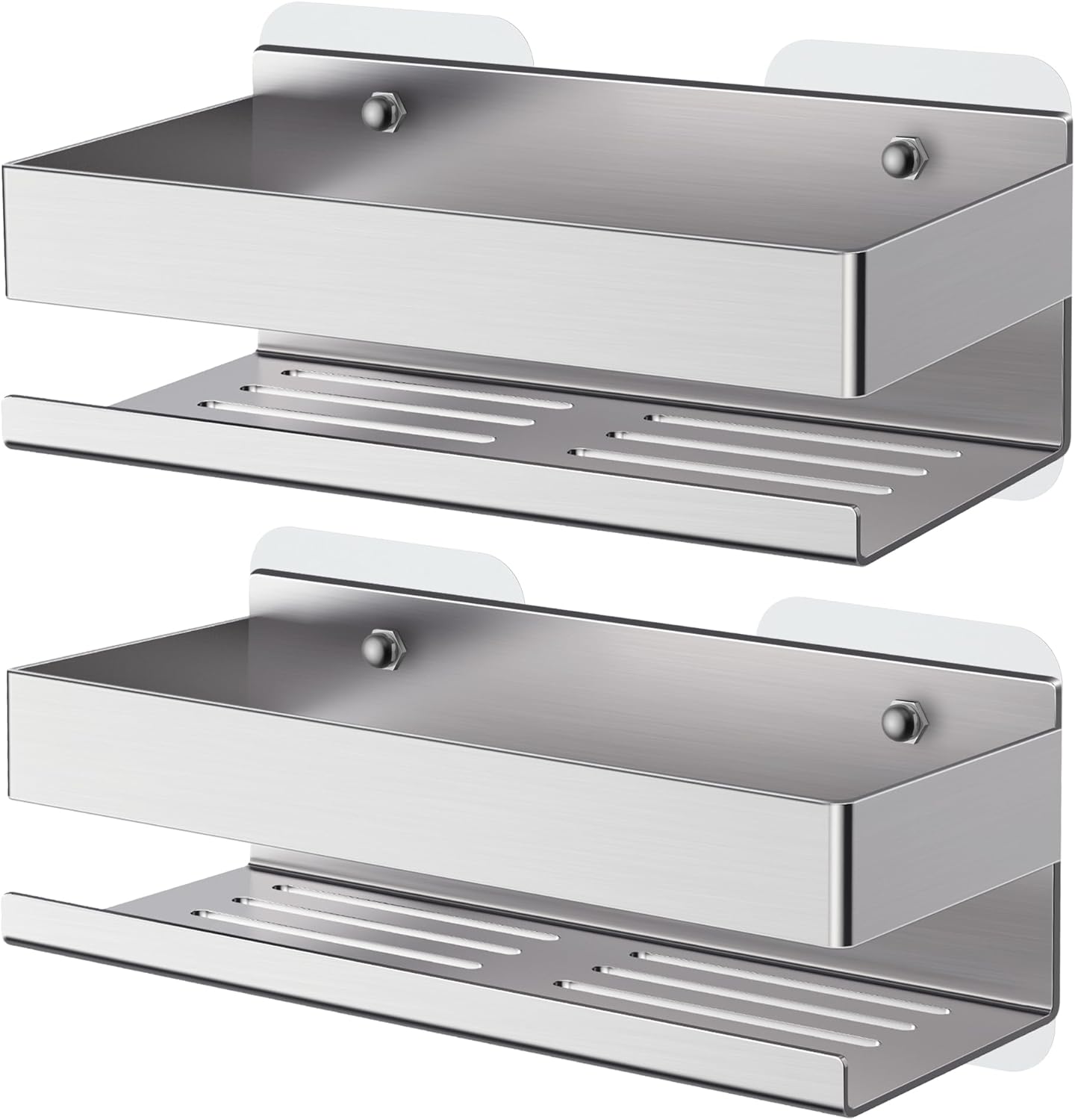 AIKER Shower Caddy,Thickened SUS304 Stainless Steel Shower Storage Self ...