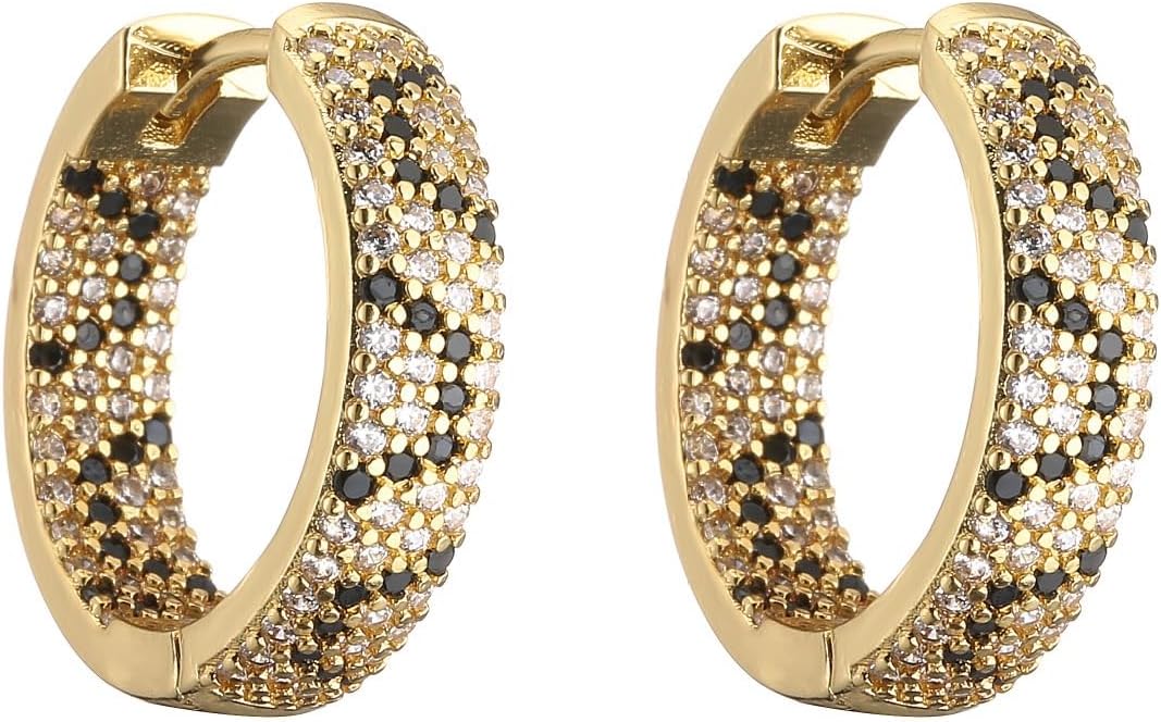 Amazon.com: Elarith Elaith leopard print pattern retro style zircon ...