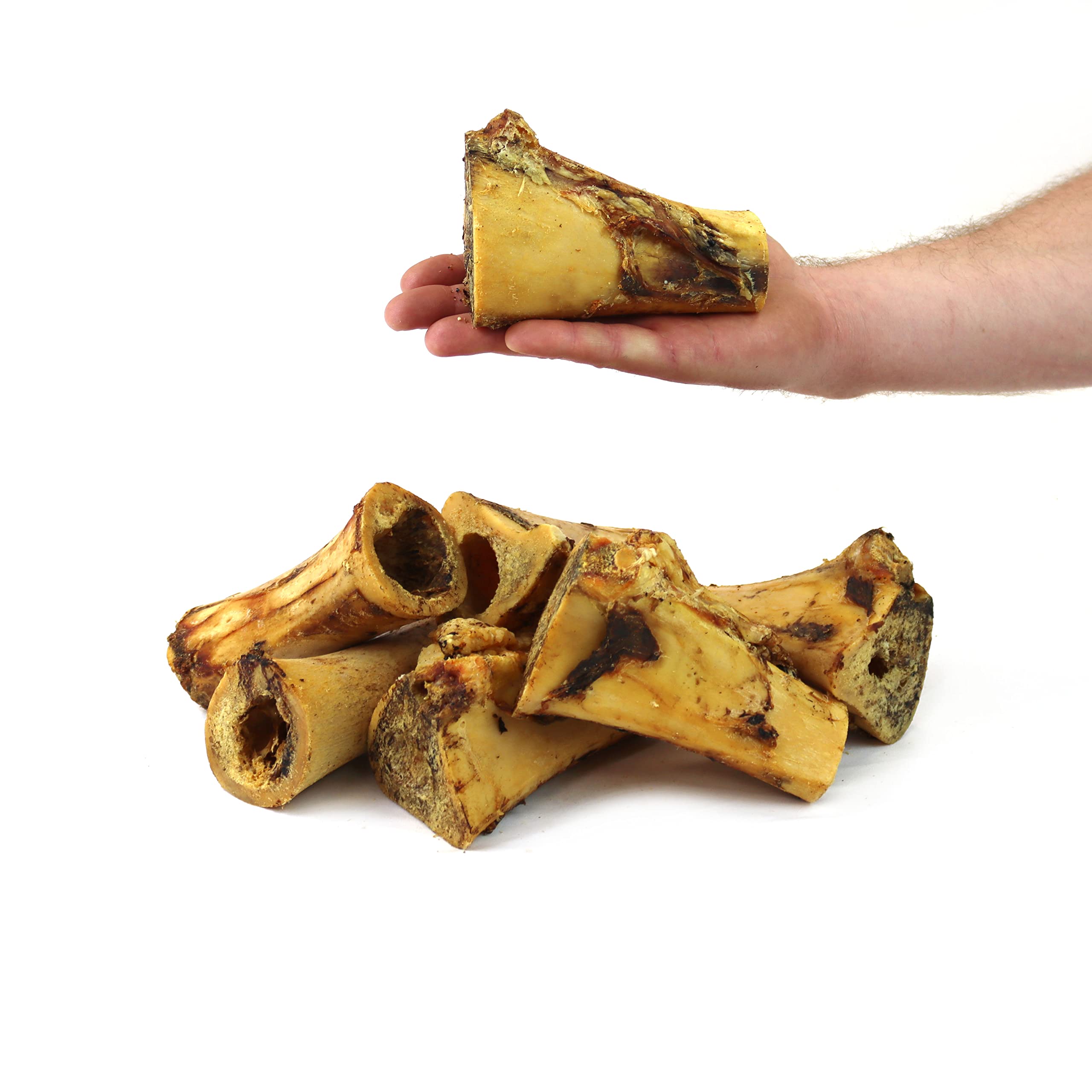 British 6″ Large Roasted Marrow Bones x3 for Dogs, 100% Natural, Long ...