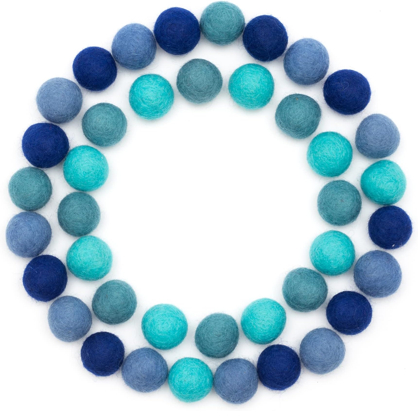 Amazon.com: Zasy Needle Felt Balls Pure Wool Beads Dry Felted Balls ...