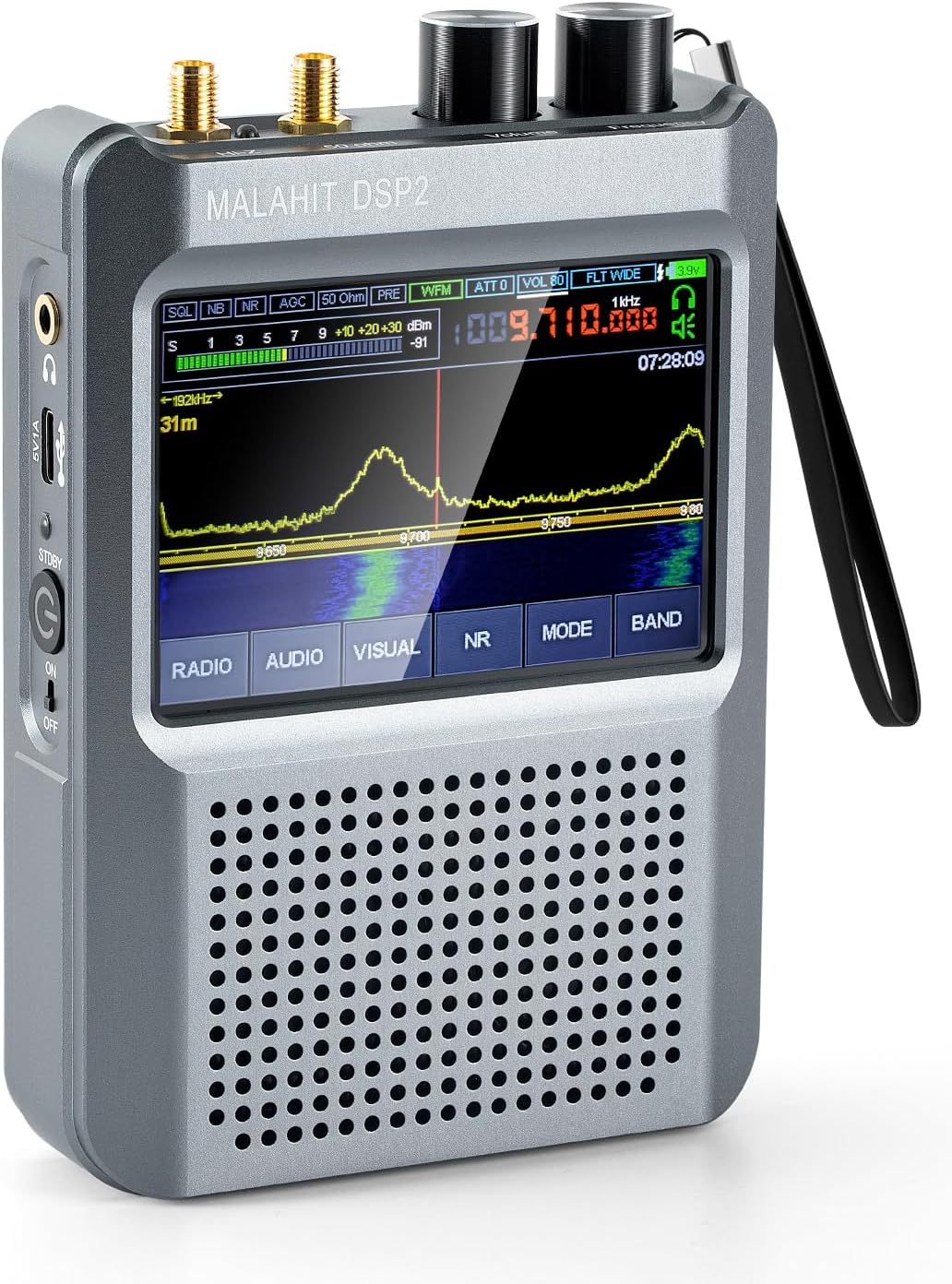 Amazon.com: Latest V2.4 Malachite DSP2 SDR Radio Receiver, GOOZEEZOO ...