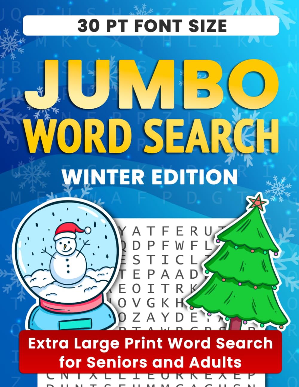 Jumbo Word Search Puzzle Book Winter: Extra Large Print Word Search for ...
