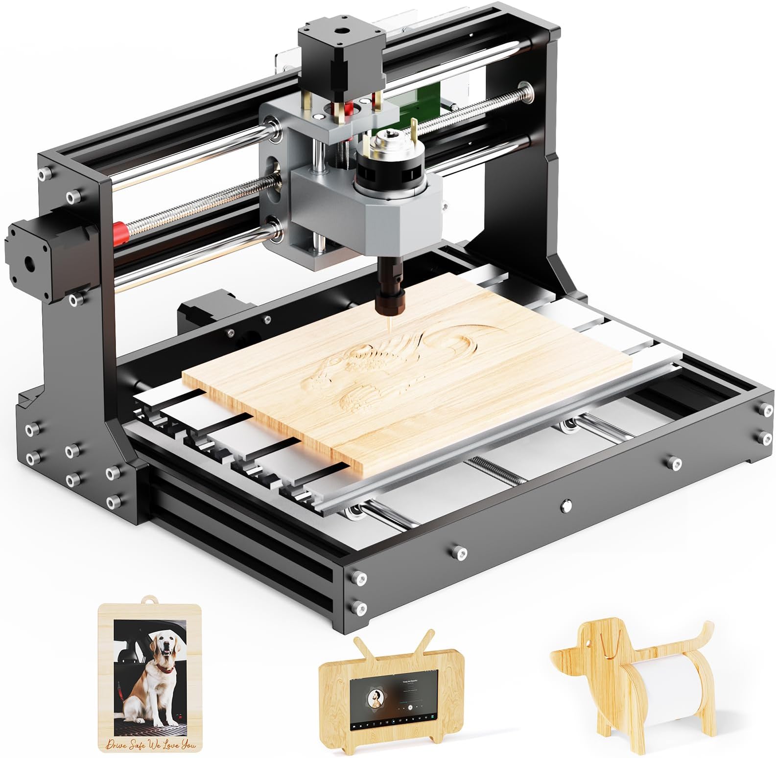 3018 CNC Router Mahine GRBL Control, 3 Axis Desktop Mini CNC Machine ...
