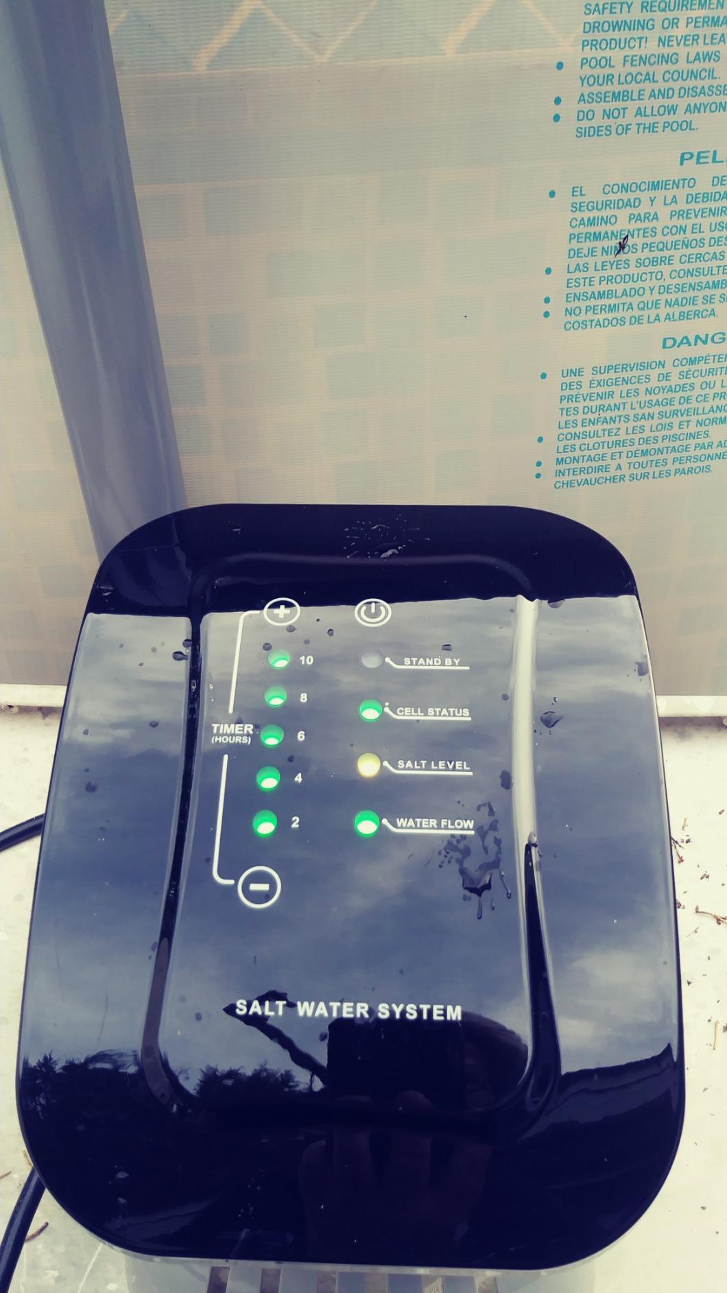 Amazon.com: SUMMER WAVES SALT WATER SYSTEM FOR ABOVE GROUND POOLS W ...