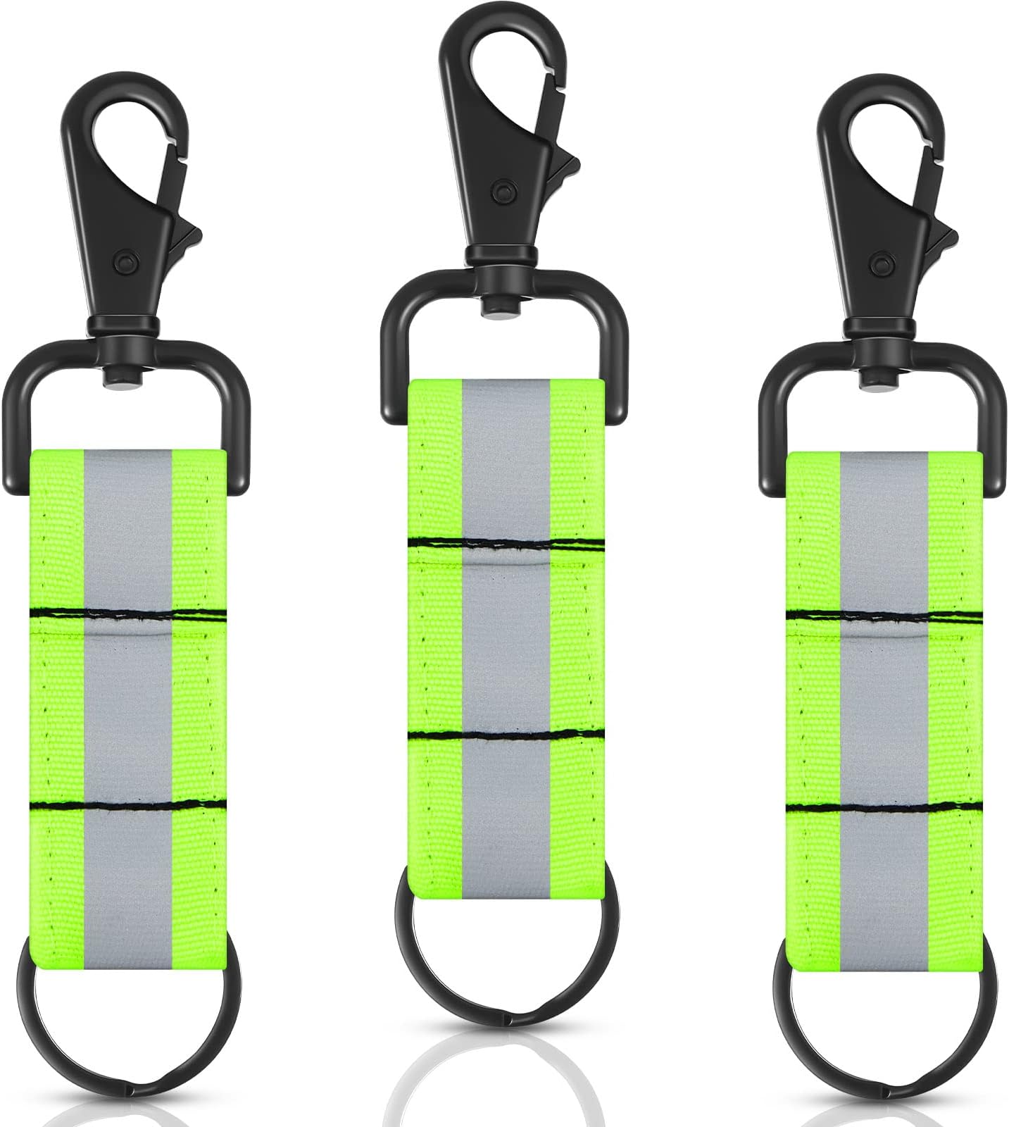Sureio Reflective Firefighter Keychain with Reflective Patch Holder ...