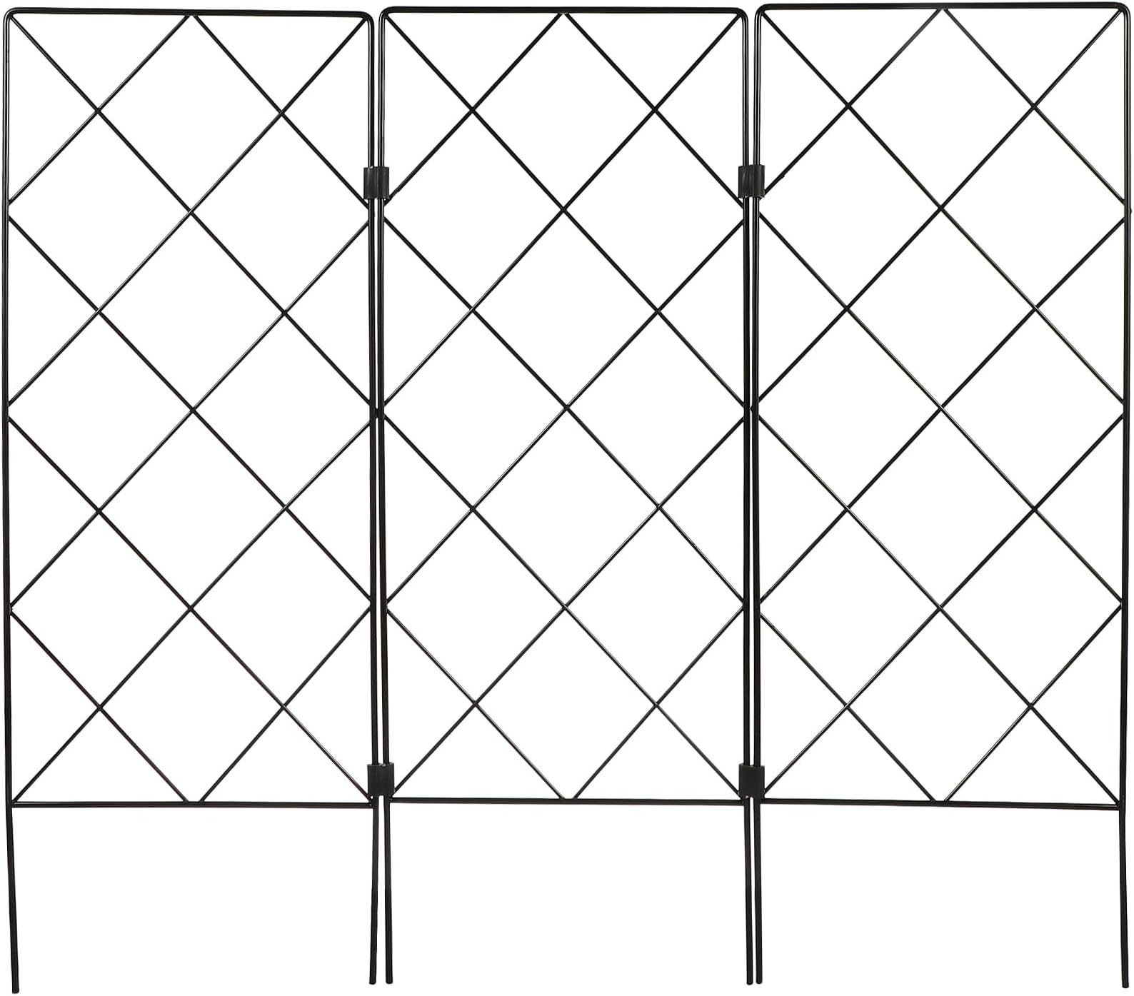 Amazon.com : DOITOOL Metal Garden Trellis for Climbing Plants ...