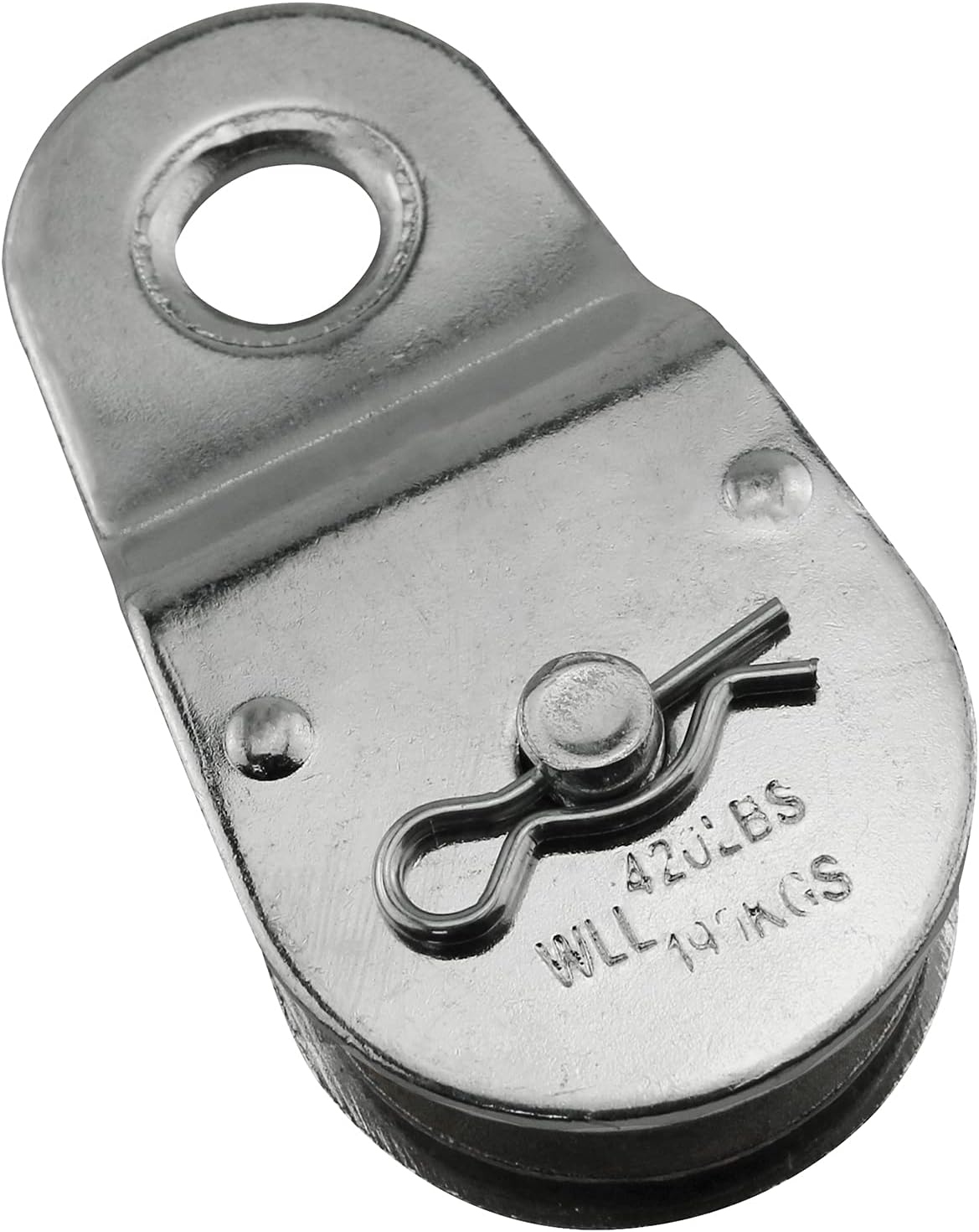 Amazon.com: AXLIZER Fixed Single Pulley Fixed Eye Steel Pulley Wall ...