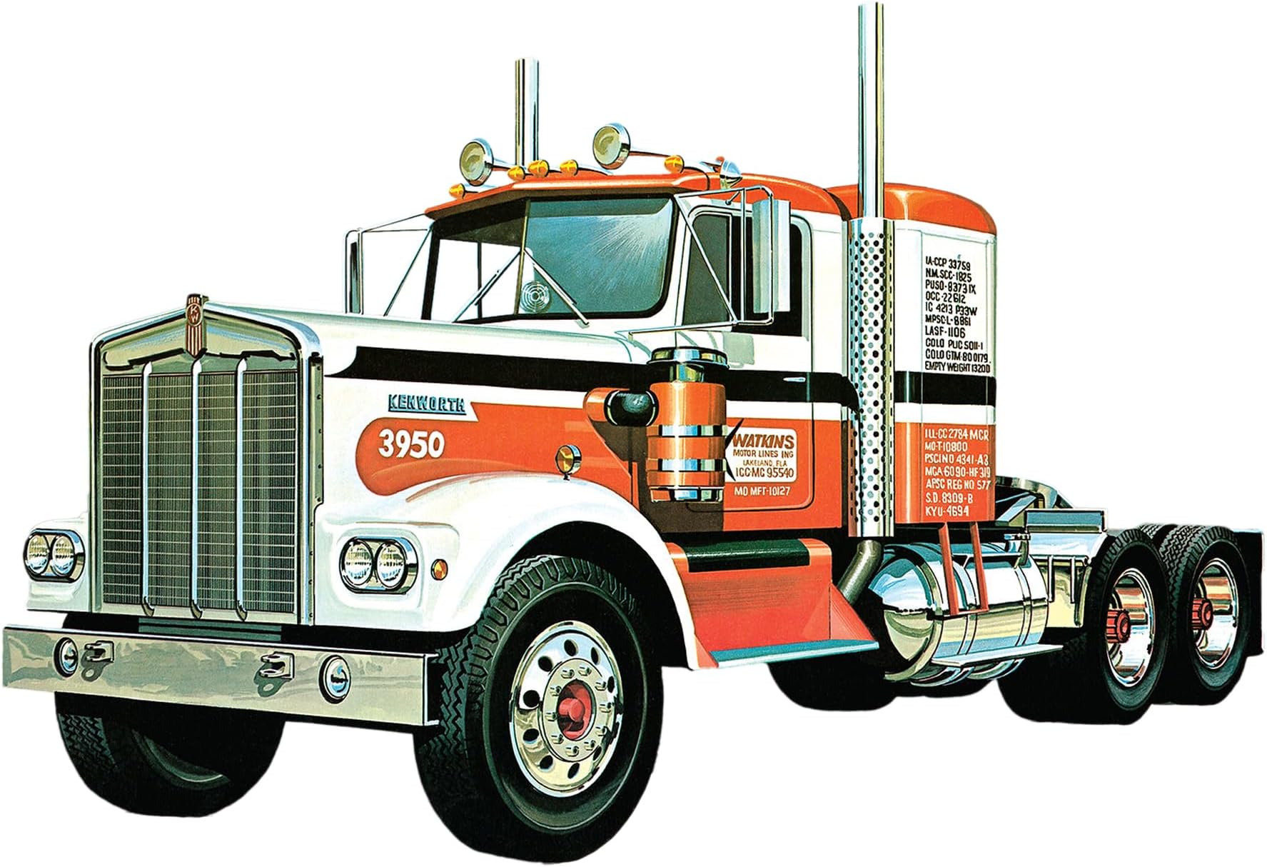 Amazon.com: AMT Peterbilt 352 Pacemaker COE 1:25 Scale Model Kit : Arts ...