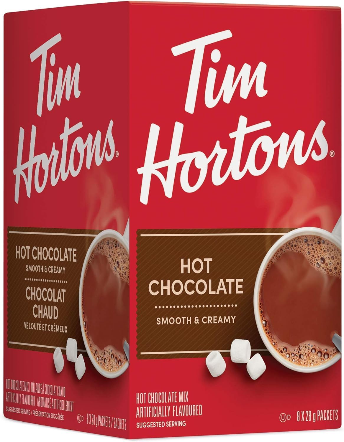 Tim Hortons Hot Chocolate Original Coffee Smooth & Creamy Packets 224gm ...