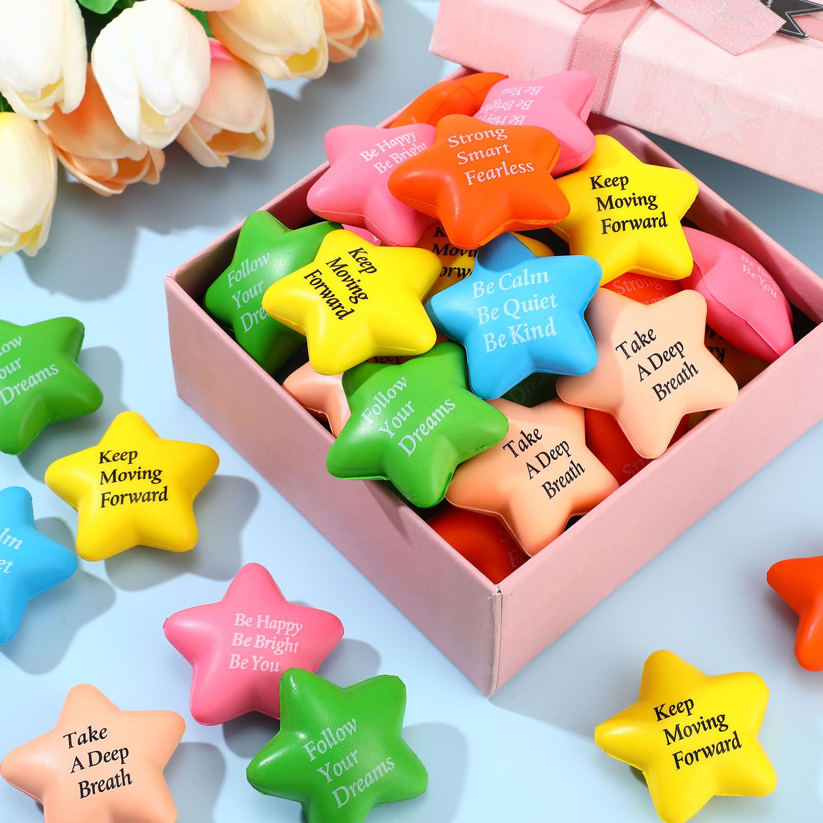 Snapklik.com : Leyndo Motivational Star Stress Ball Inspirational Star ...