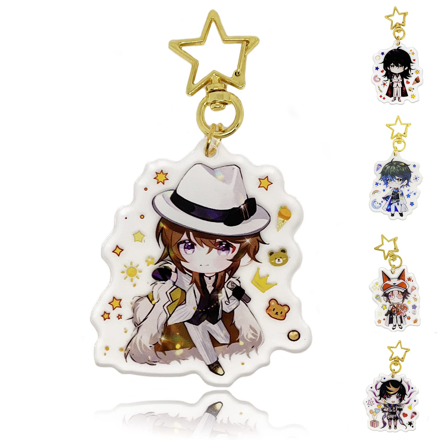 Snapklik.com : Anime Vtuber Luxiem Acrylic Keychain Luca Kaneshiro Bag ...