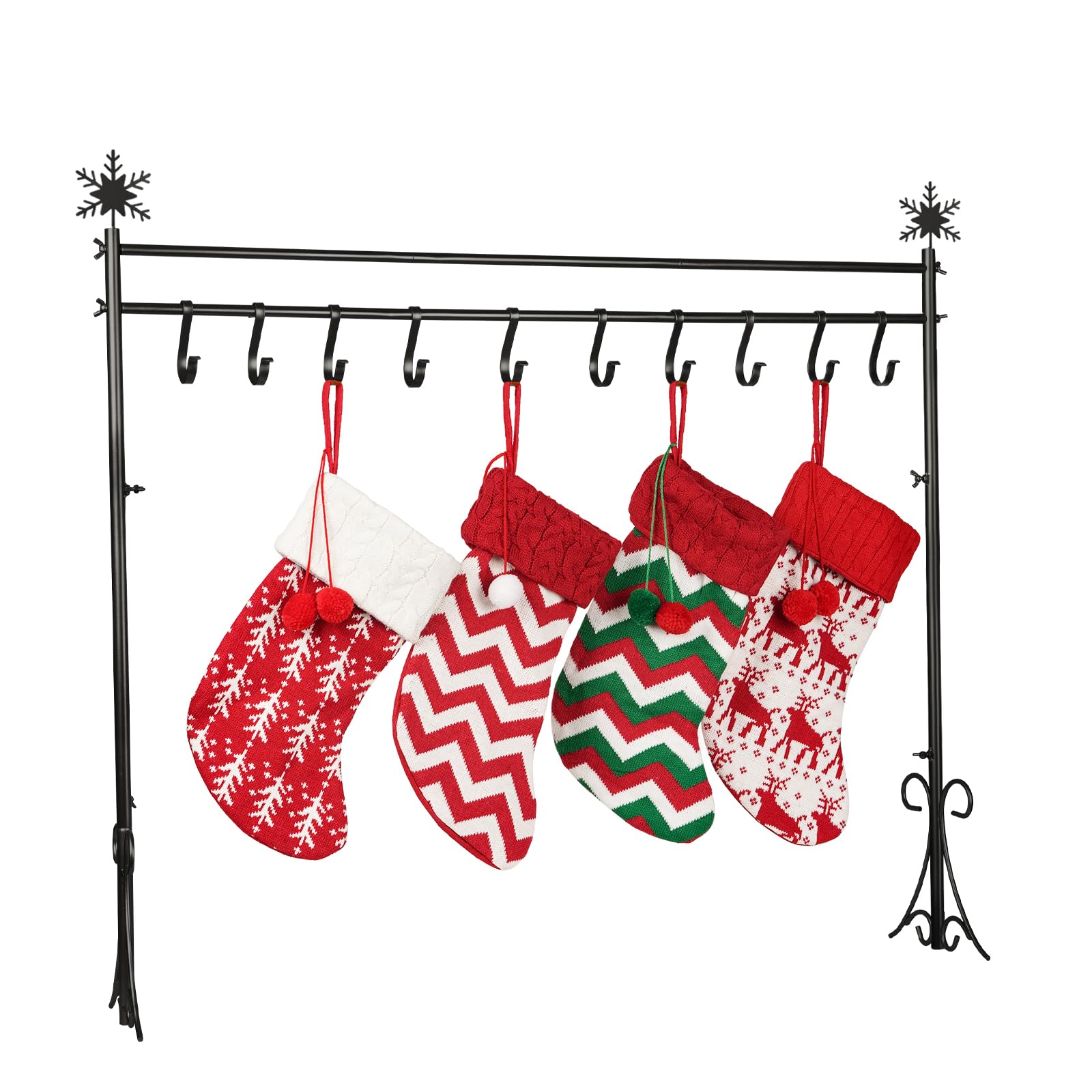 Amazon.com: Flenpptly Christmas Stocking Holder Stand for Floor Metal ...