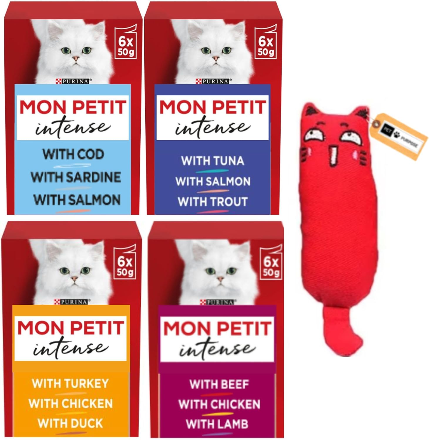 Pet Purpose Wet Cat Food Bundle Contains Mon Petit Intense | Entire ...