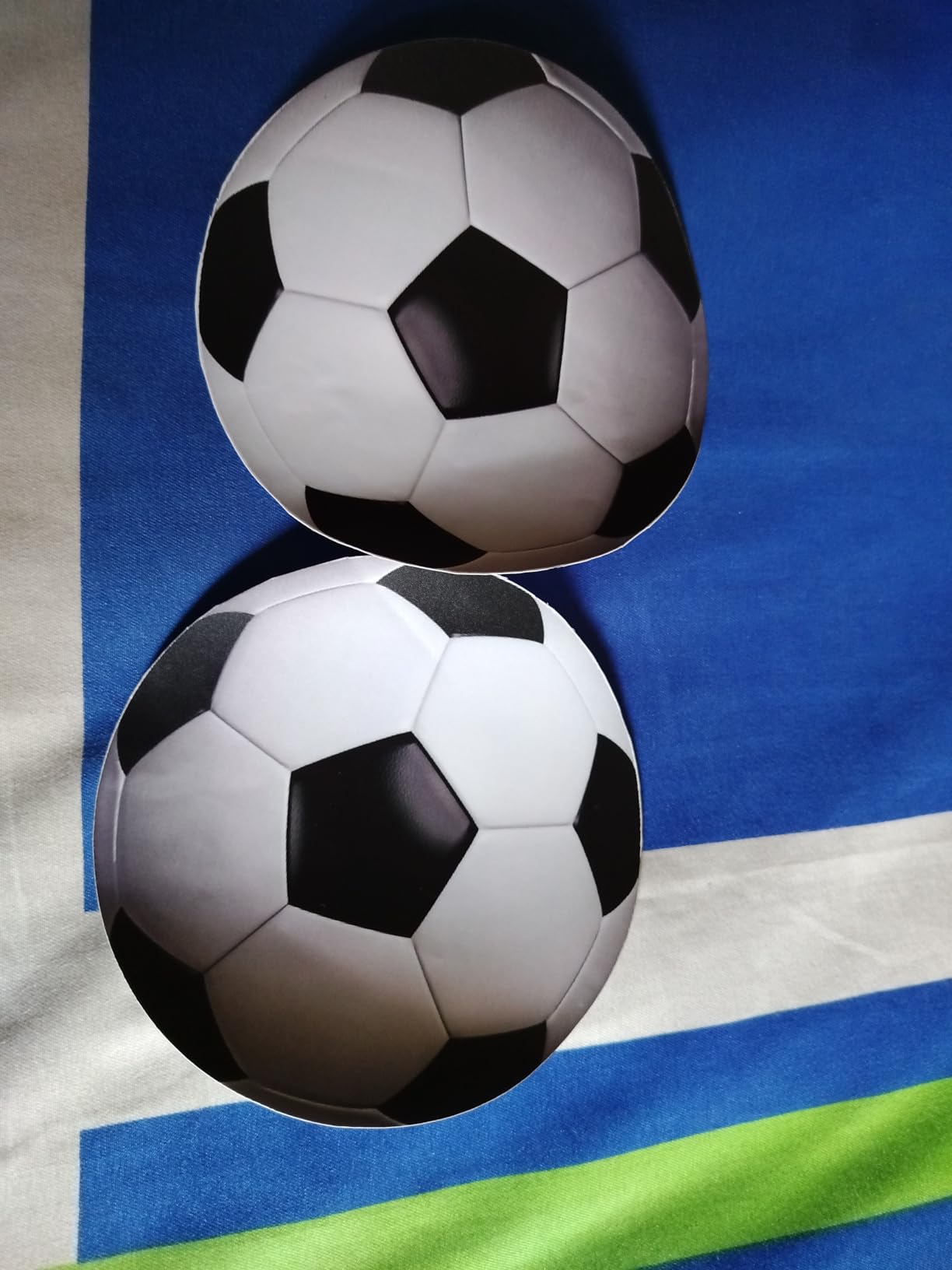 SIGNOOGLE Foot Ball Graphics 3D Sticker for Car Dent and Bike Body ...