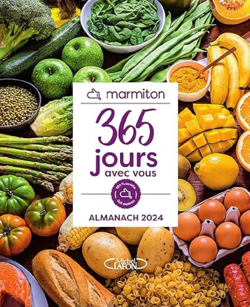 L'almanach Marmiton 2024 - 365 jours avec vous : Marmiton: Amazon.fr ...