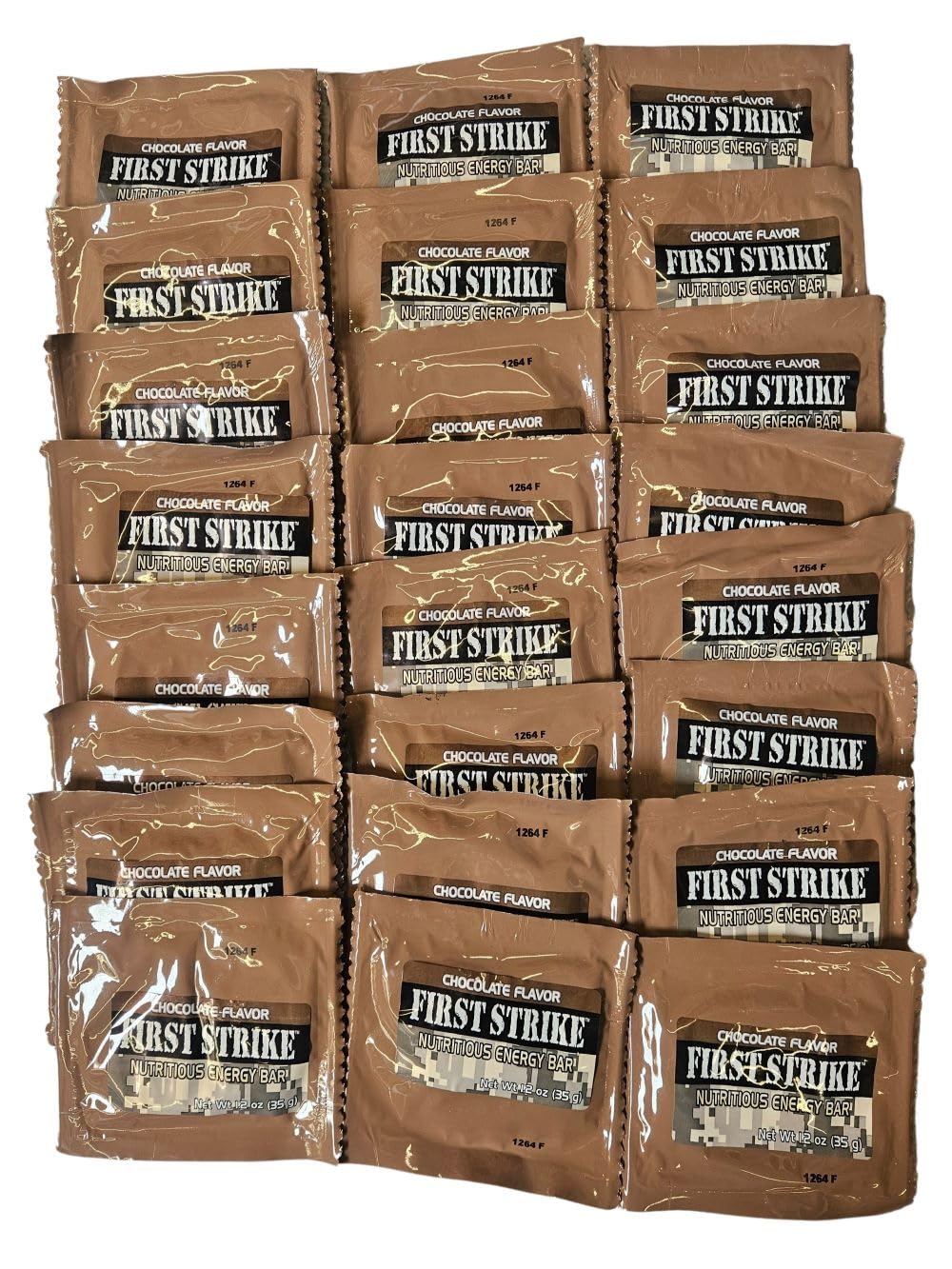Amazon.com : Mini First Strike Energy Bars, Mini Size (1.2 oz.) Vitamin ...