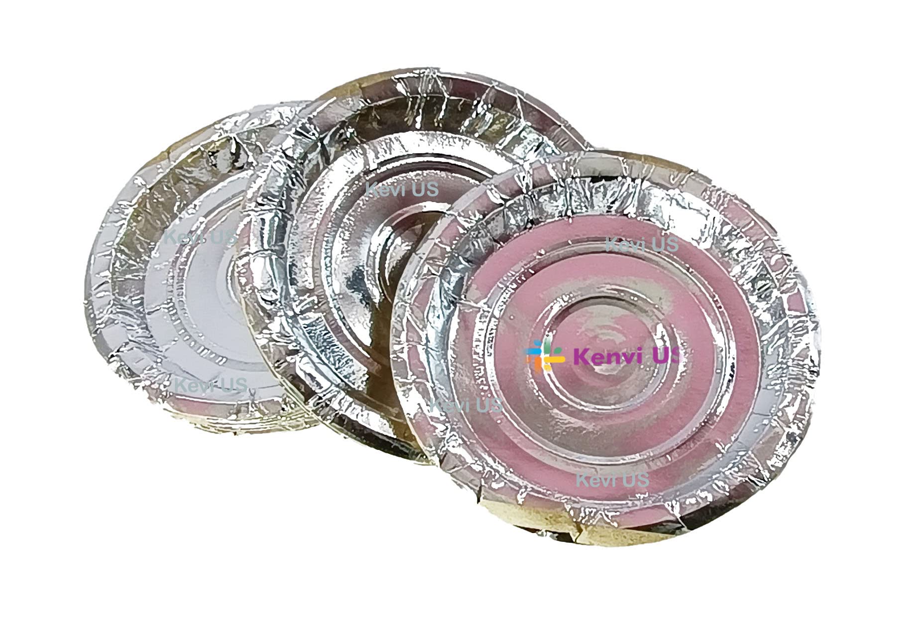 Silver Paper Plates Png