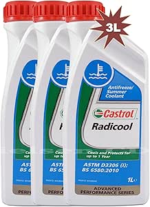 Castrol Radicool - Antifreeze Summer Coolant, 3L: 3x1L : Amazon.co.uk ...