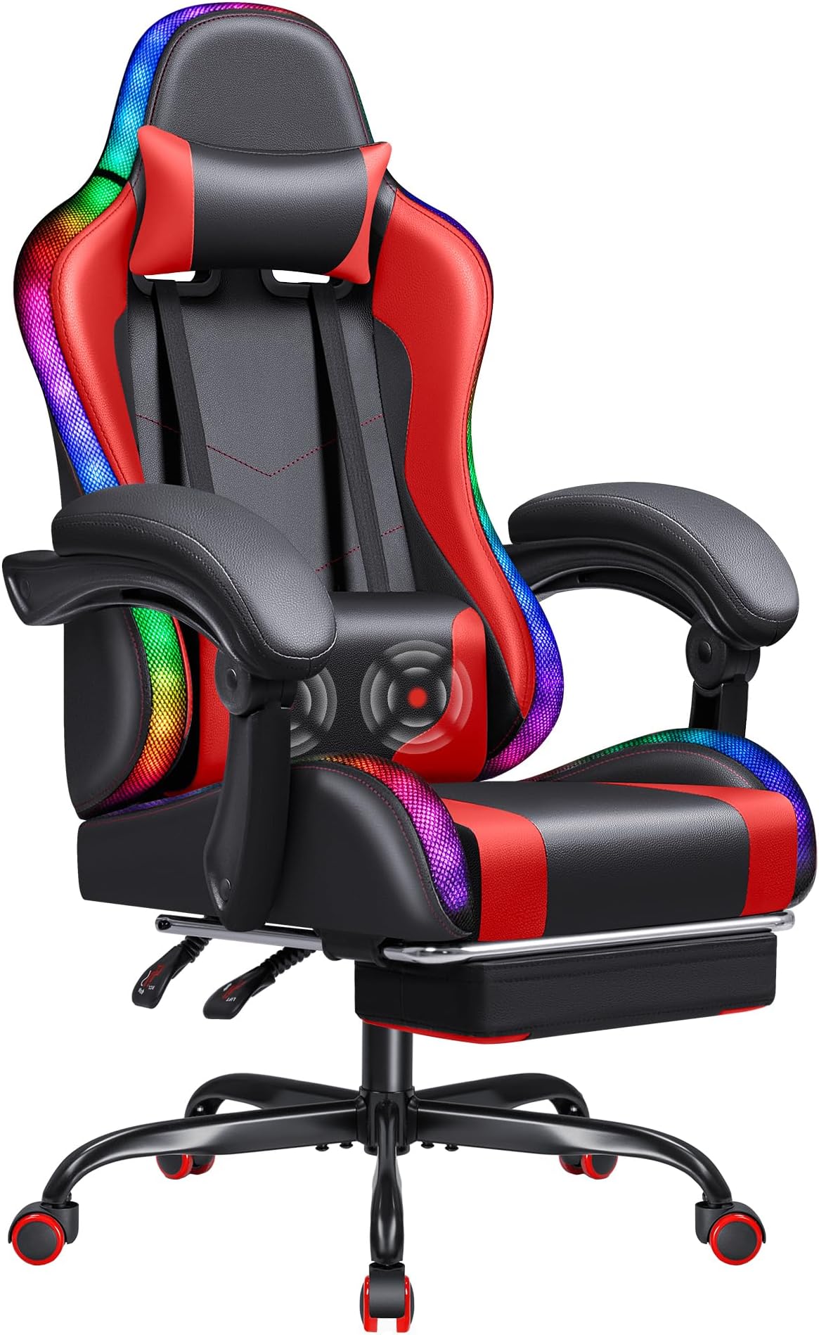 Amazon.com: Homall Gaming Chair, Video Game Chair with Footrest and ...