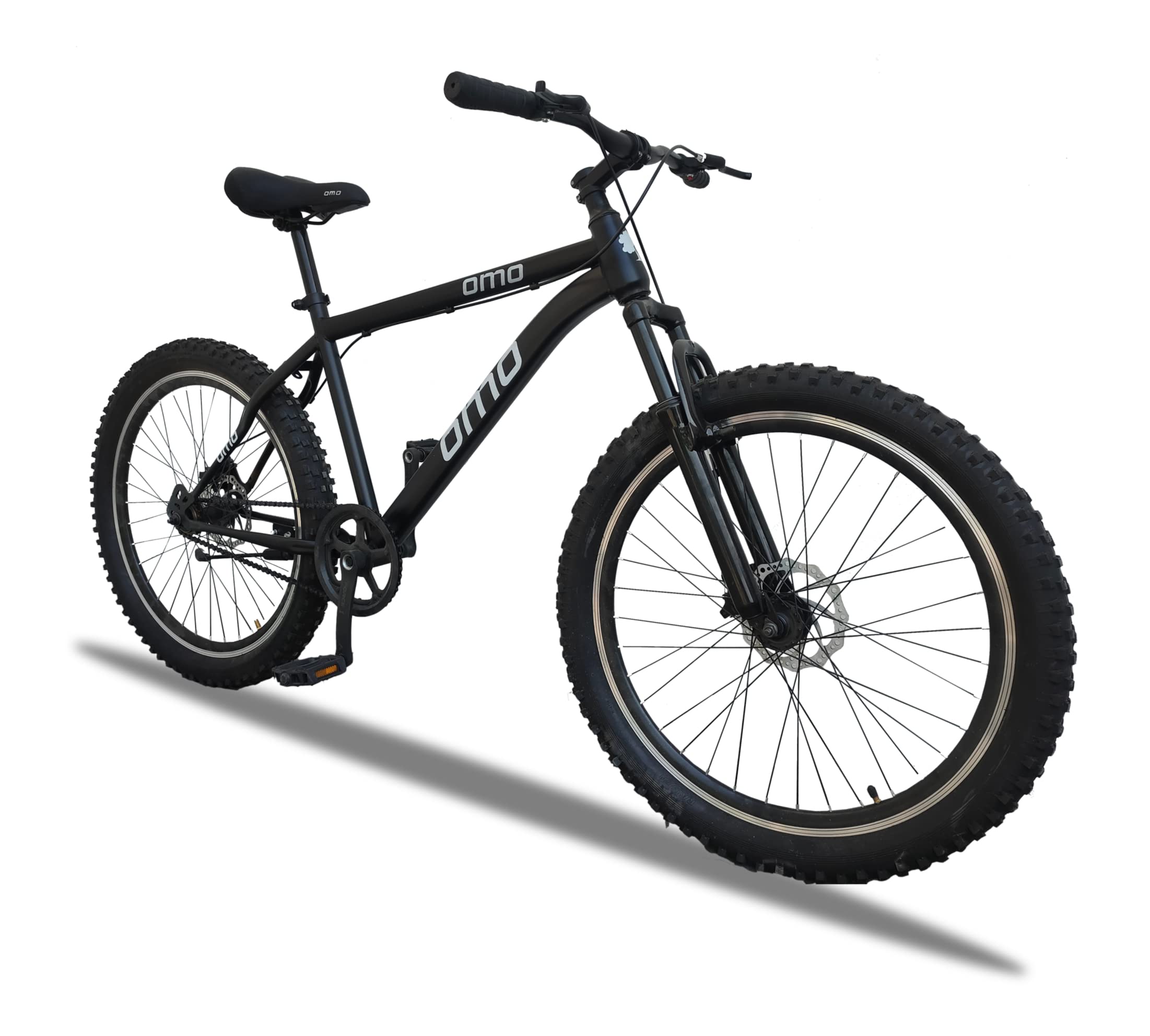 Buy omo Bikes 26T Vagator Semi Fat Bike for Men with Single Speed Front ...