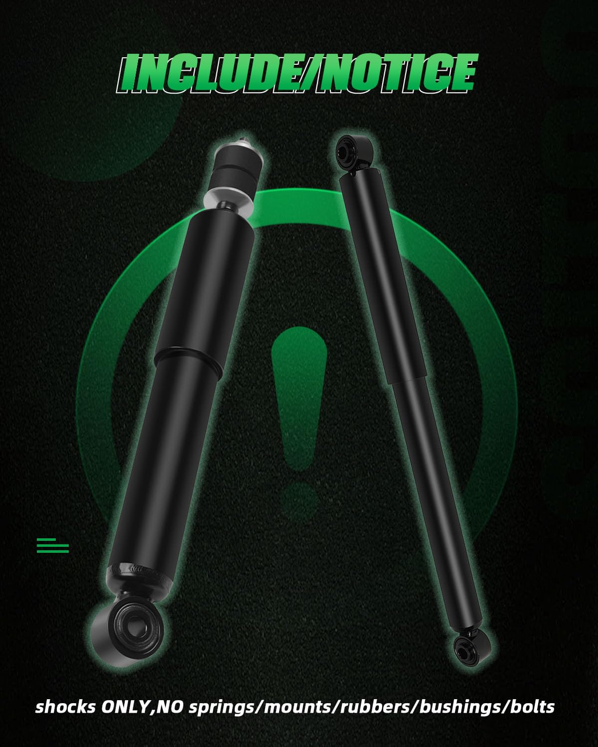 Shocks,SCITOO Front Rear Gas Struts Shock Absorbers Fit for 2001-2006 ...