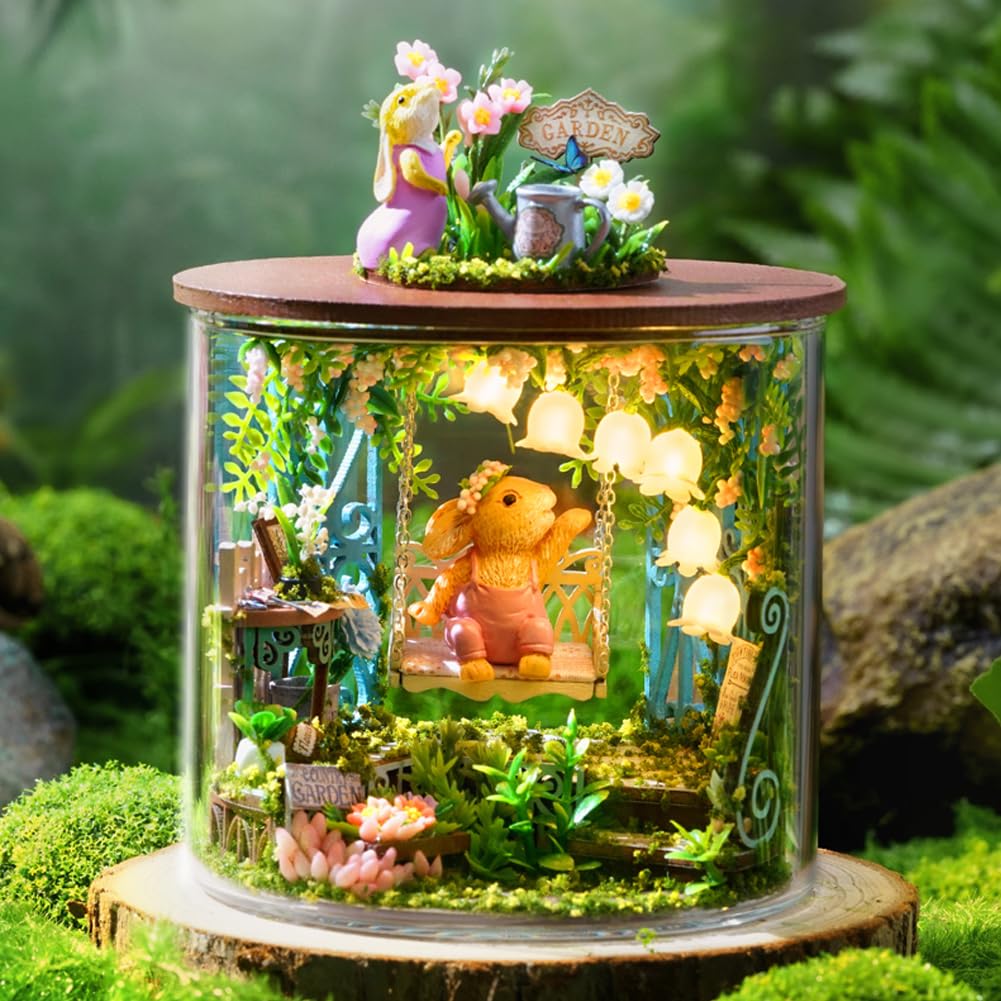 Miniature Fairy Tale House Kits Fairy House Kit | Art And Crafts Blue