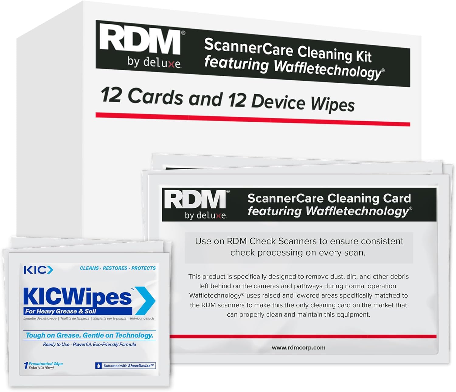Amazon.com: KICTeam - ScannerCare Cleaning Kit for RDM Check Scanner ...