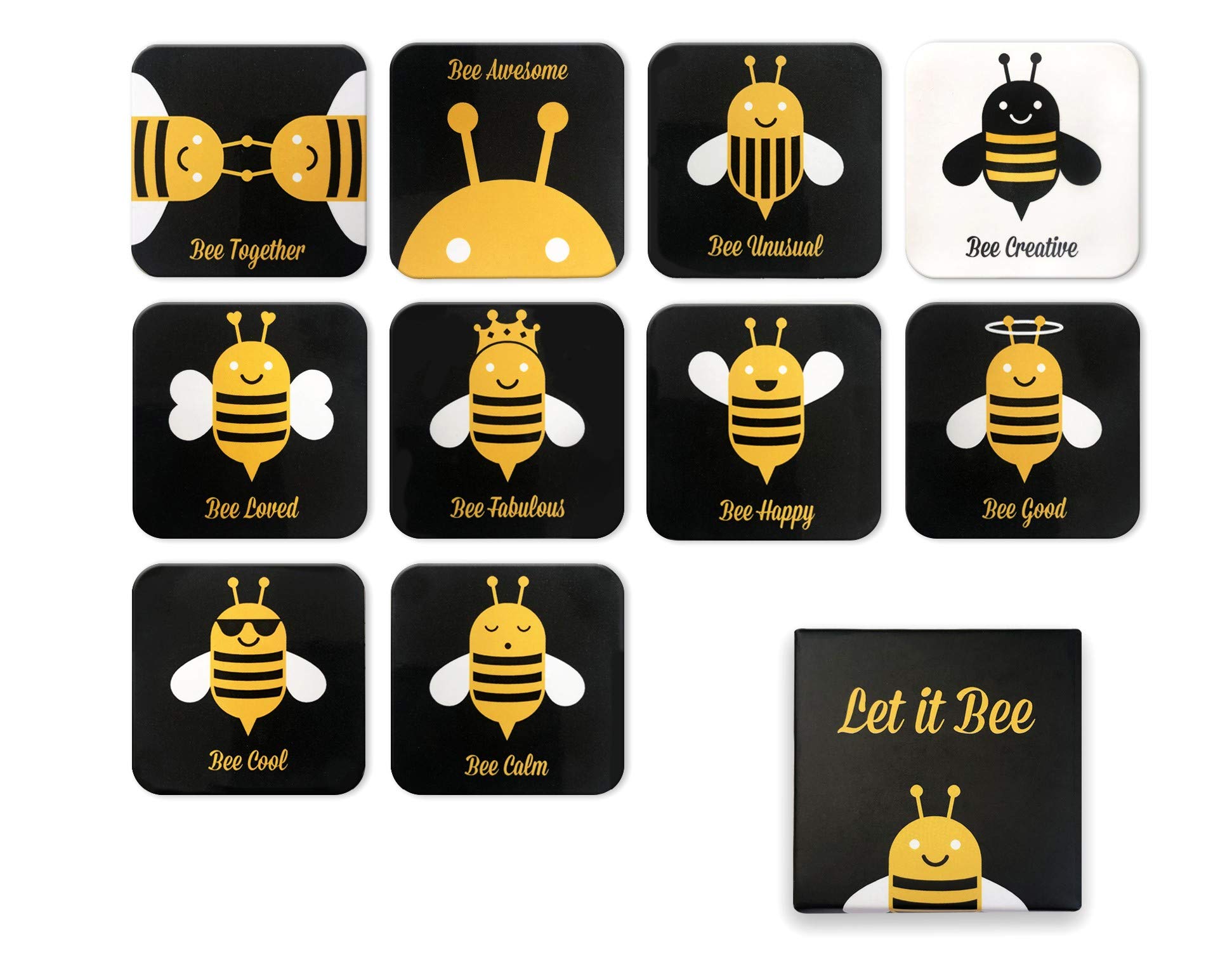 Amazon.com: Tsoomi Magnets Motivational Bee Magnets: 10 Bee Themed Home ...