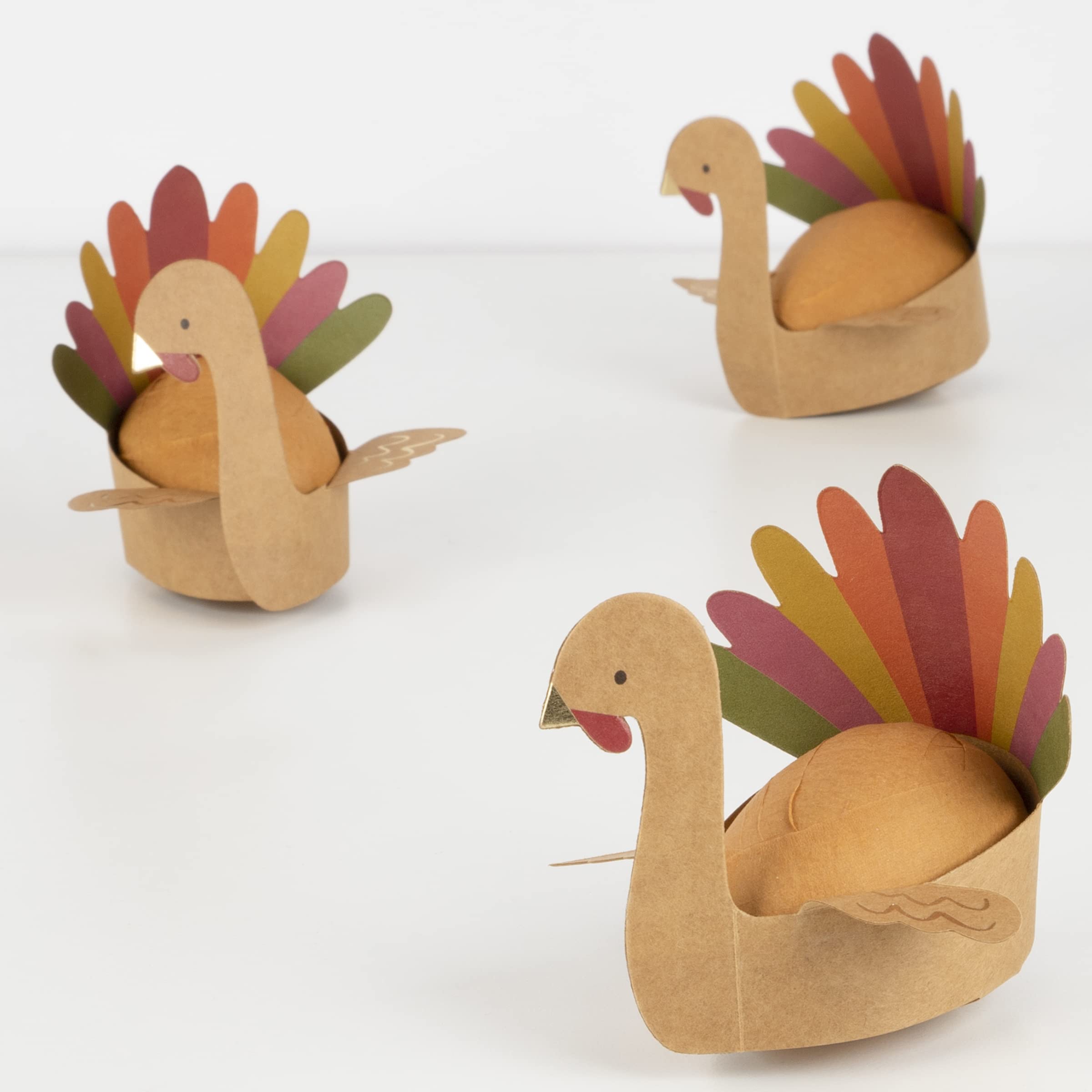 Amazon.com: Meri Meri Turkey Surprise Balls (Pack of 3), Thanksgiving ...
