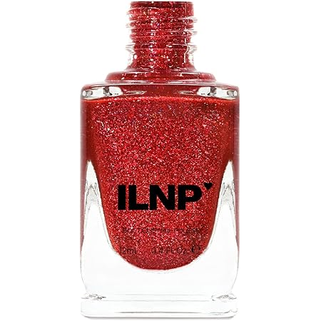 Amazon.com : ILNP Say Love - Ruby Red Holographic Nail Polish, Chip ...