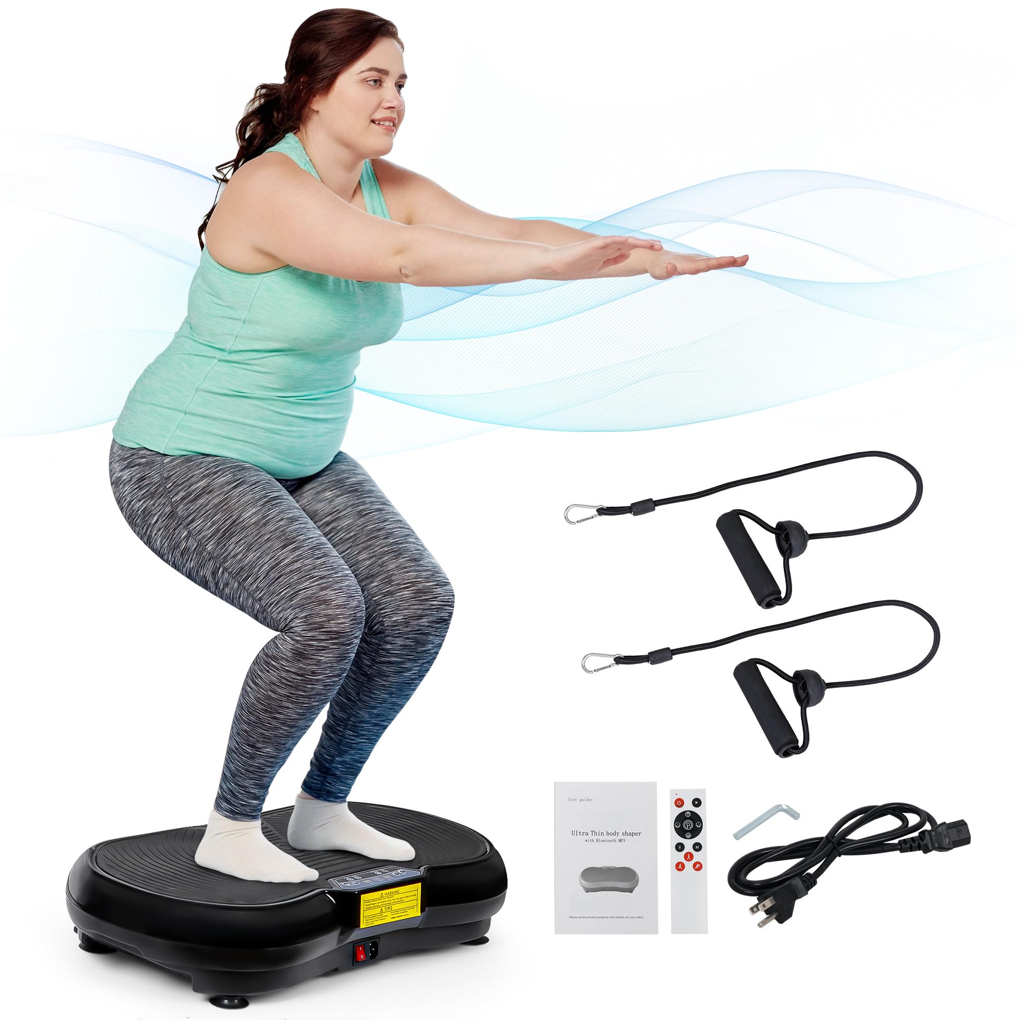 Amazon.com : Full Body Vibration Platform Massage Machine Workout ...