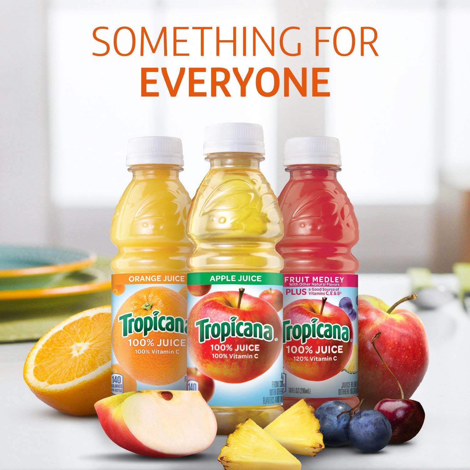 Snapklik.com : Tropicana 100% Orange & Apple Juice Variety Pack, Single ...