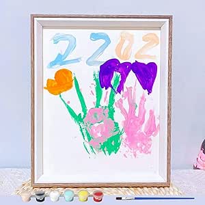 Handprint Set Family, DIY Family Handprint Set Photo Frame with Sheet ...