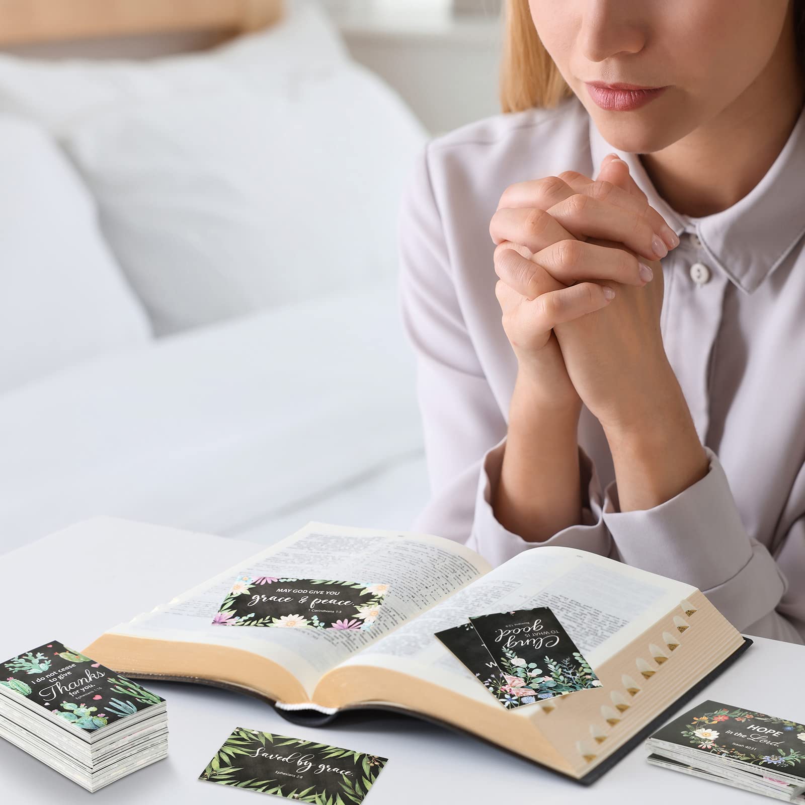 Snapklik.com : Yaomiao 240 Pcs Bible Verse Prayer Cards For Women Mini Scripture Cards