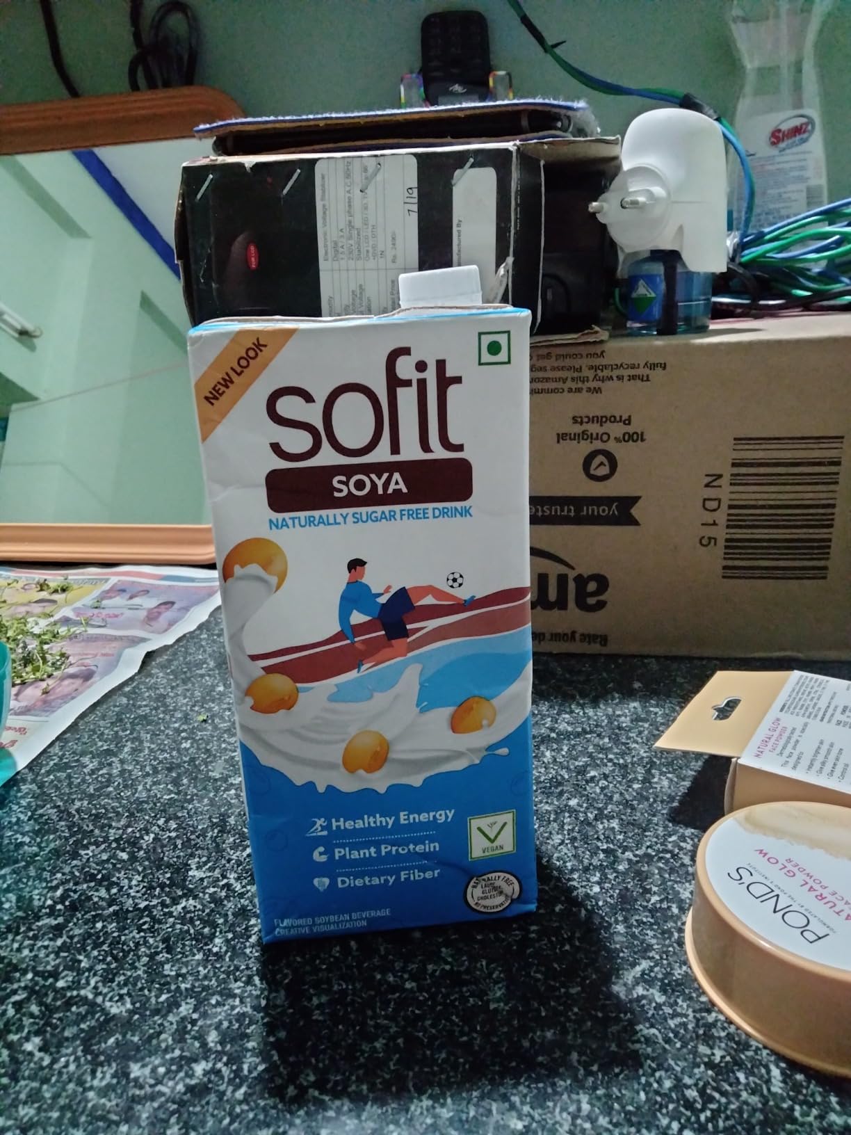 Sofit Soya Drink Naturally Sugar Free, 1000ml - Pack of 3 (3 x 1000ml ...