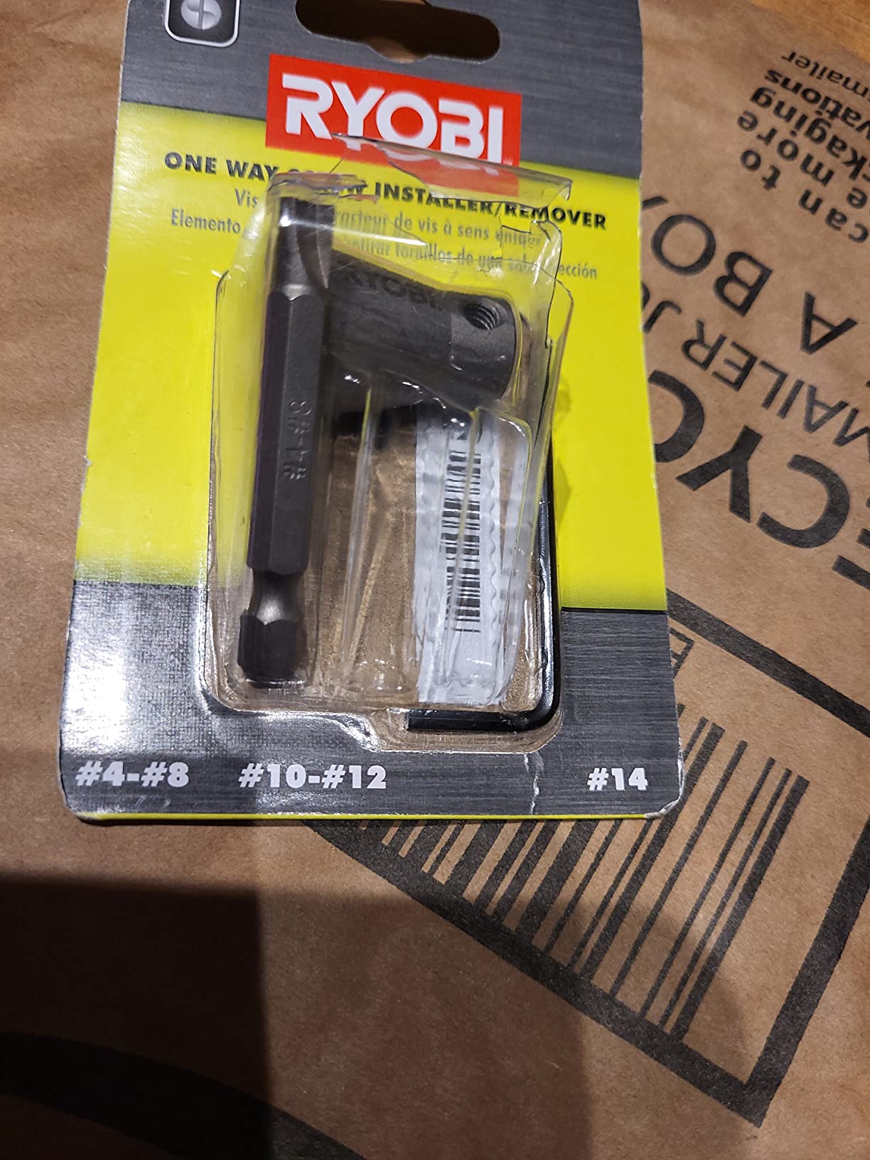 Amazon.com: One-Way Screw Remover/Installer Set with Sleeve (3-Piece ...