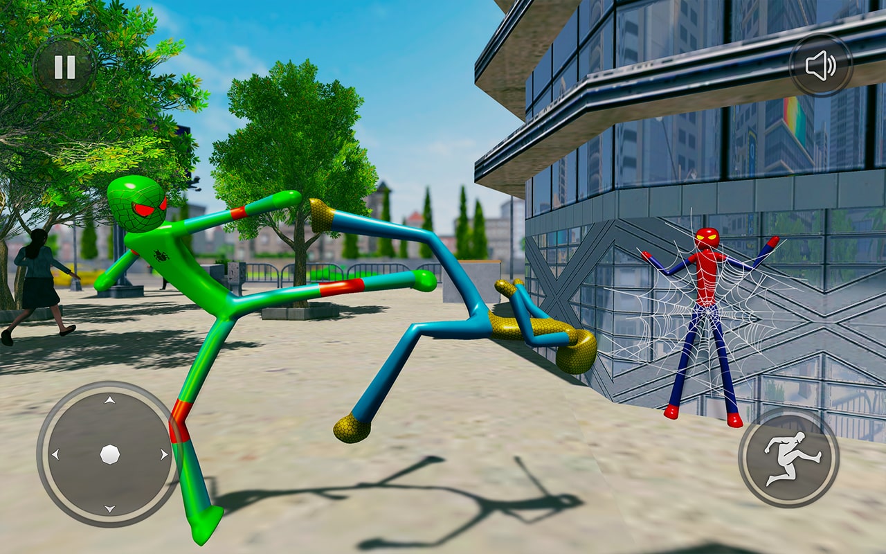 Stickman Spider Rope Superhero Gangster Crime Simulator Game - App on ...