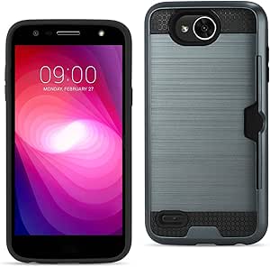 Amazon.com: Reiko Wireless Lg X Power 2 Slim Armor Hybrid Case with ...
